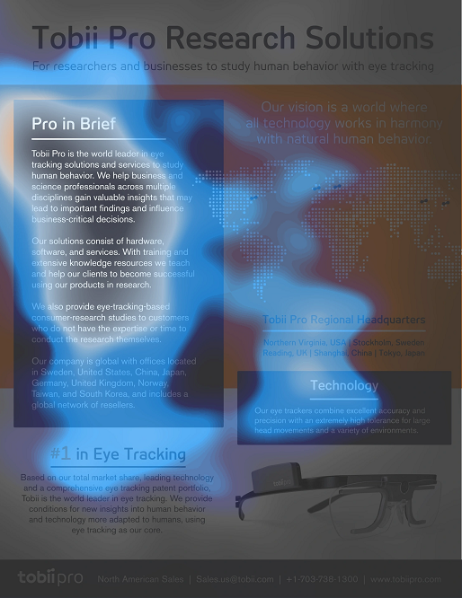 Types of visual engagement maps in Tobii Sticky